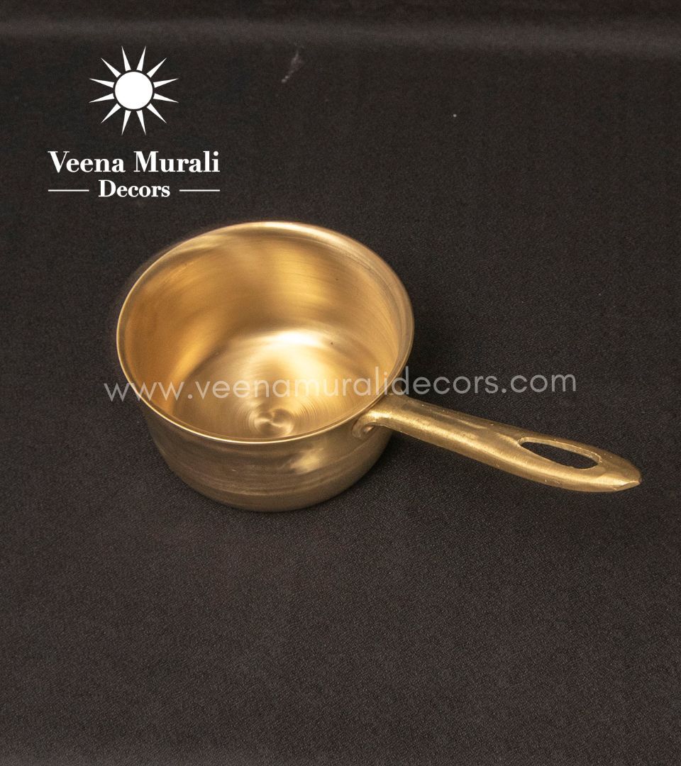 Bronze Sauce Pan 1 Liter – Traditional Cooking Pan for Even Heat ...