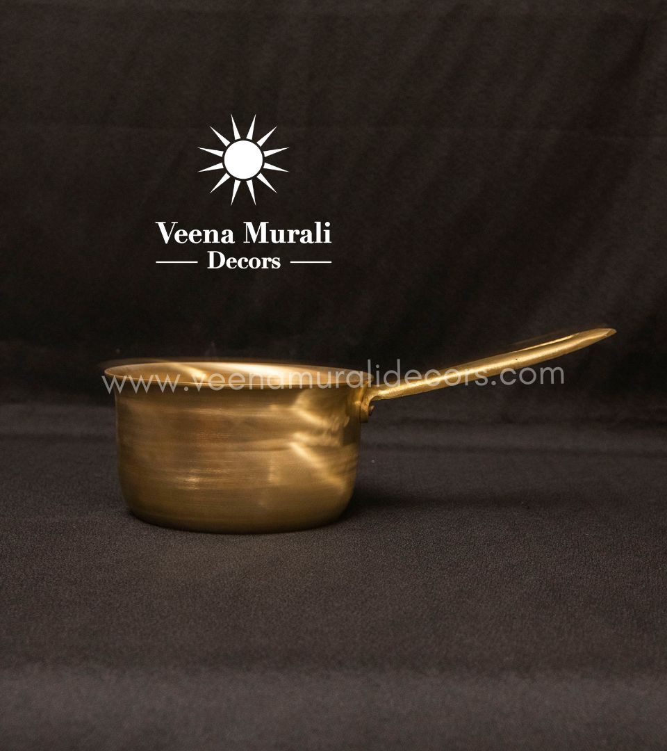Bronze Sauce Pan 1 Liter – Traditional Cooking Pan for Even Heat ...