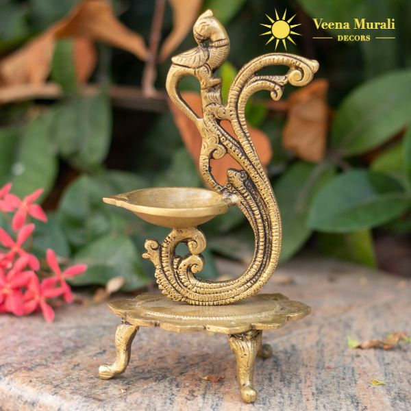 Buy latest and antique brass table-diyas to decorate your home | Veena ...
